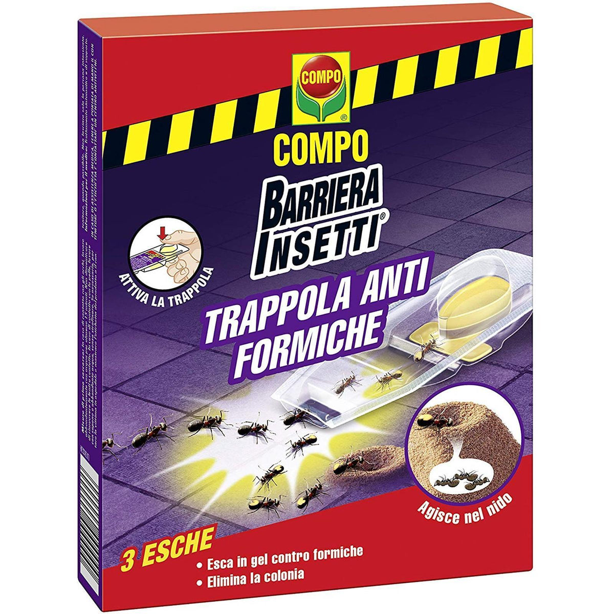Trappole per formiche esca insetticida gel in blister uso interno ed ...