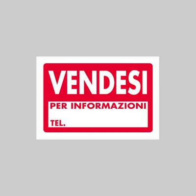 Cartello 'Vendesi' 20X30 Cm - 10 Pezzi Autres - commercioVirtuoso.it