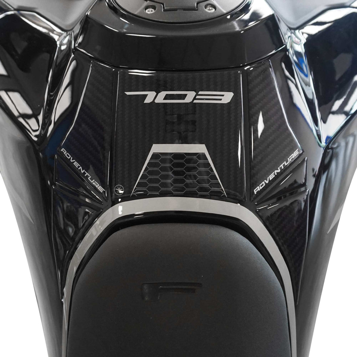 Adesivo Gel 3D Paraserbatoio Protezione moto compatibile con Zontes ...
