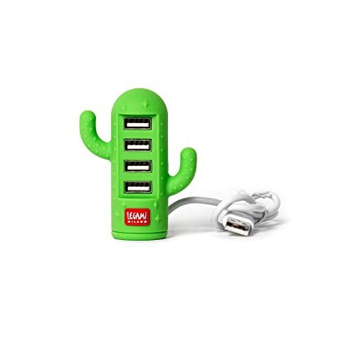 Legami, Mini Hub USB a 4 Porte, Cactus Usb Hub - commercioVirtuoso.it