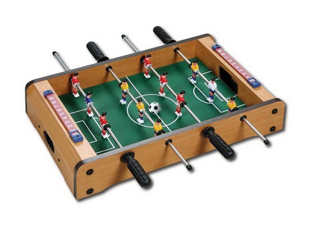 Mini Calcio Balilla Da Tavolo 51x31x10cm con 2 Palline Segnapunti Sport One - commercioVirtuoso.it