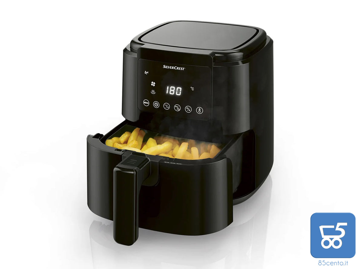 SILVERCREST KITCHEN TOOLS Friggitrice ad Aria Calda 1400 W Digitale ...