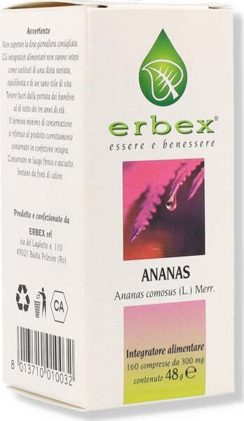 ANANAS GAMBO integratore alimentare 160 compresse Erbex ...