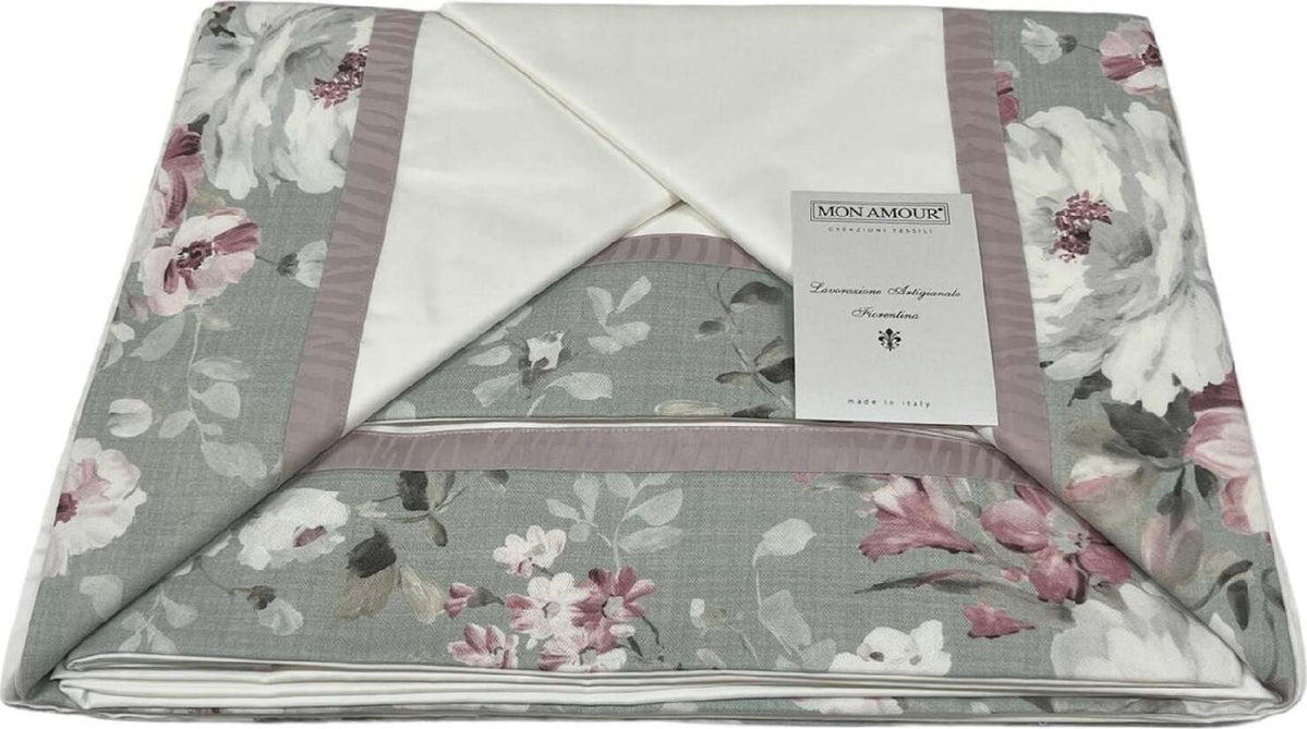Completo lenzuola matrimoniale Mon Amour art. Lia Il completo lenzuola é composto: Un lenzuolo ...