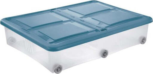 Contenitore salvaspazio Tontarelli 8031408AW9 STOCK BOX Con Ruote e Co ...