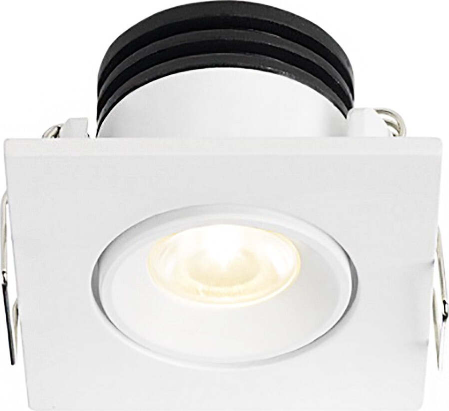 Faretto incasso Pan International FOCUS SQUARED LED IP20 orientabile ...
