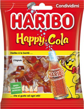 30 Haribo Mini Happy Cola, Caramelle Gommose, Gusto Cola, Ideali Per ...