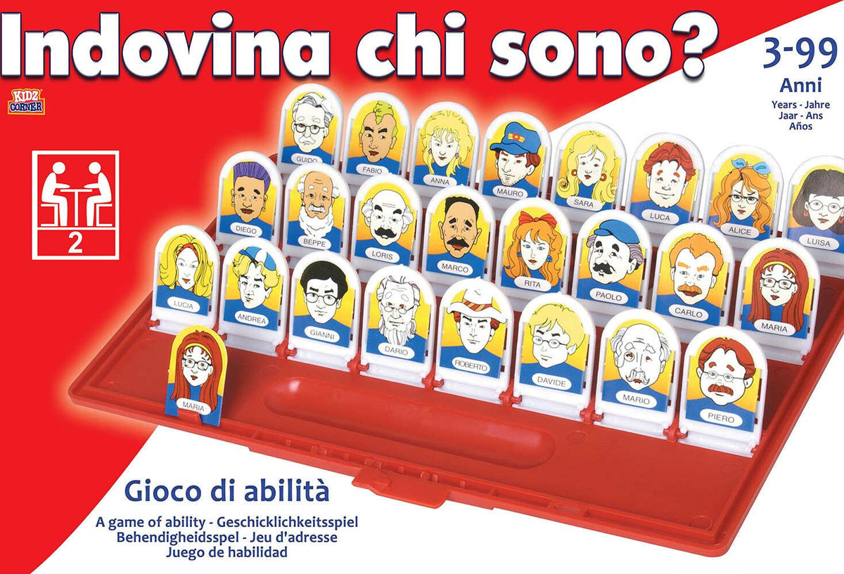 Indovina chi sono gioco Kidz Corner - commercioVirtuoso.it