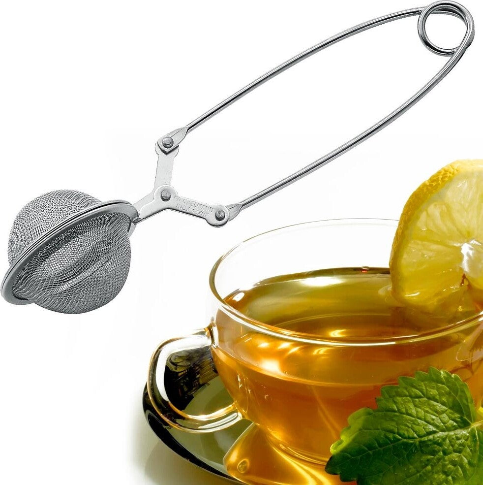 Infusore Per Te' The Tisana A Sfera Con Pinza Professionale In Acciaio ...