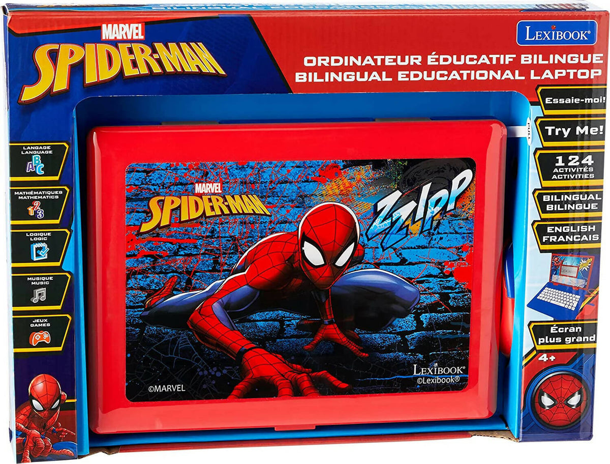 Lexibook Disney Spiderman Computer Educativo Bilingue Italiano/ Inglese ...