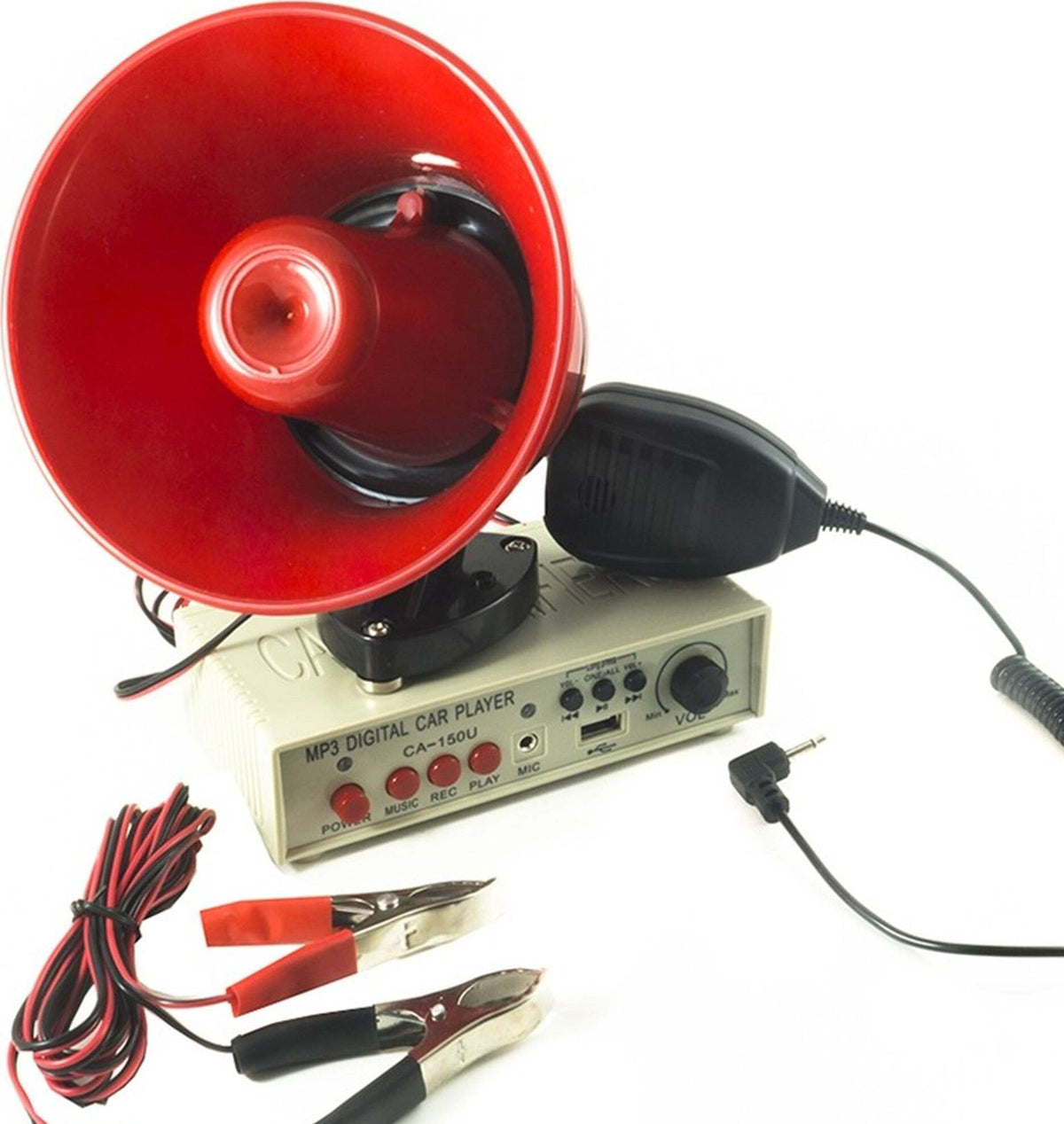 Megafono Altoparlante Microfono Auto 12v Amplificatore Registratore Ca ...