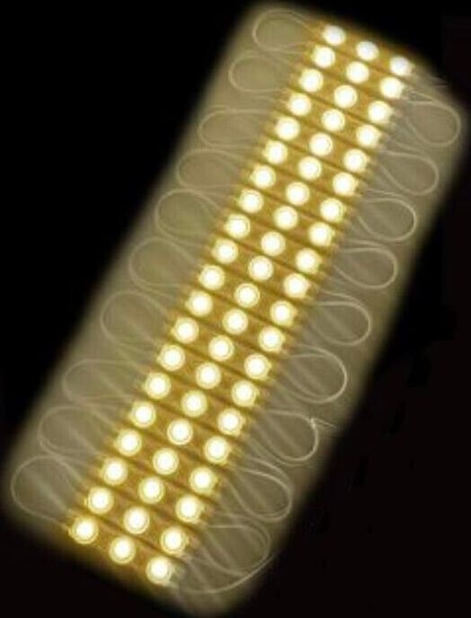 Modulo Led 12v 20 Strisce Per Insegne Tabelle Striscia Luce Calda 3000k ...