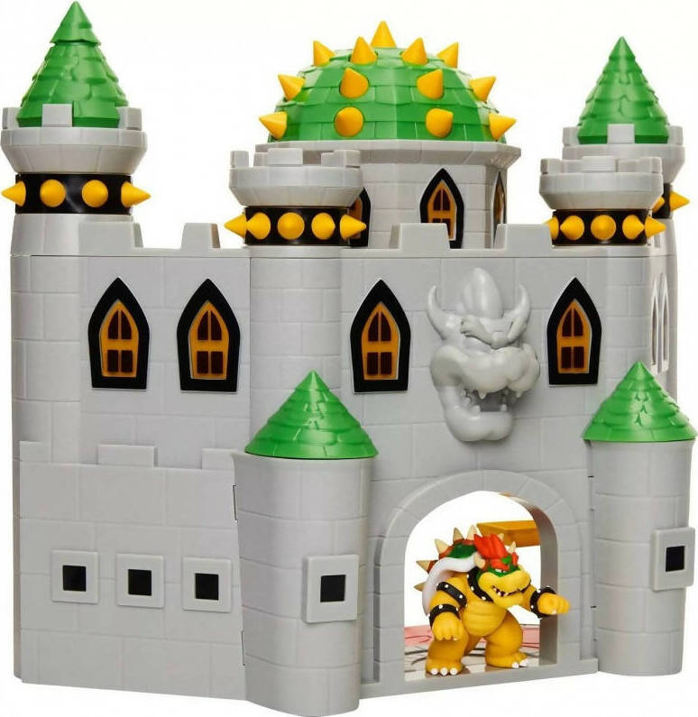 Nintendo Super Mario Playset Castello Di Bowser Deluxe, Con Personaggio ...