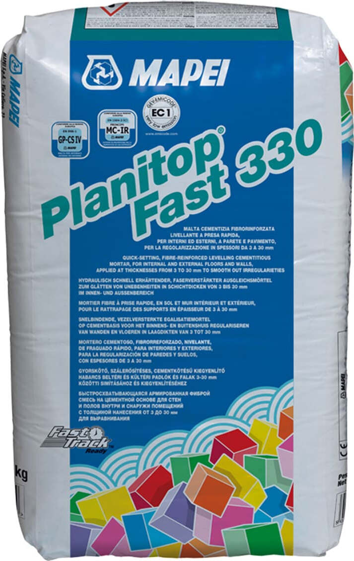 PLANITOP FAST 330 KG.25 Malta cementizia fibrorinforzata livellante a ...