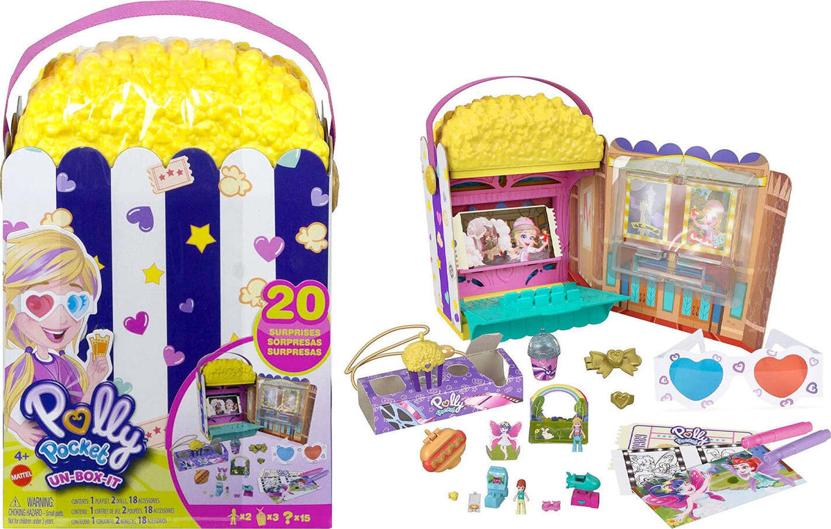 Polly Pocket Box Cinema Popcorn Mattel - commercioVirtuoso.it