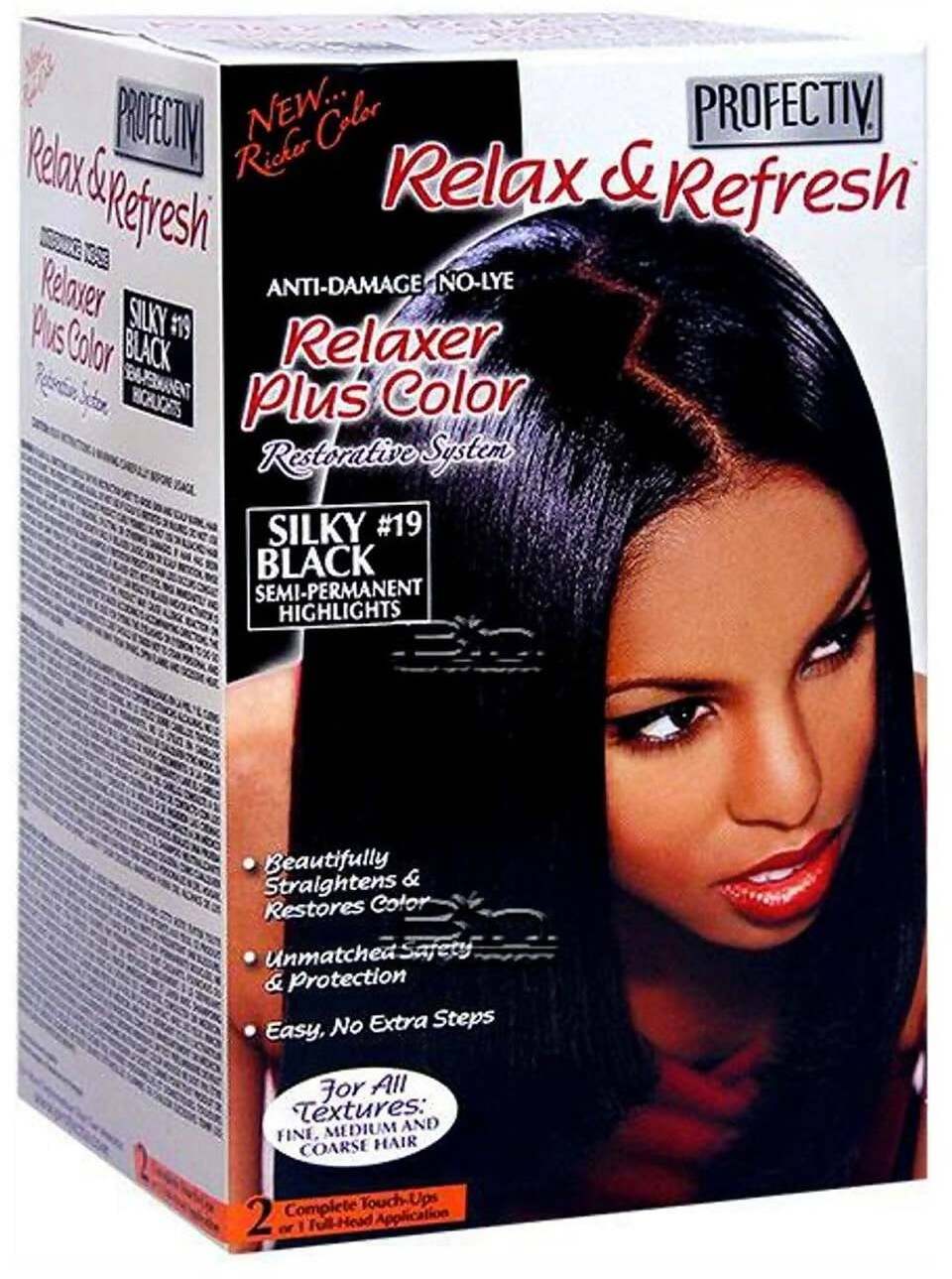 Profectiv Relax & Refresh Plus Color Silky Black 2 Applications Kit ...