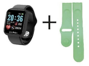 Smartwatch Power Color Cassa Nera E 2 Cinturini Intercambiabili Nero ...