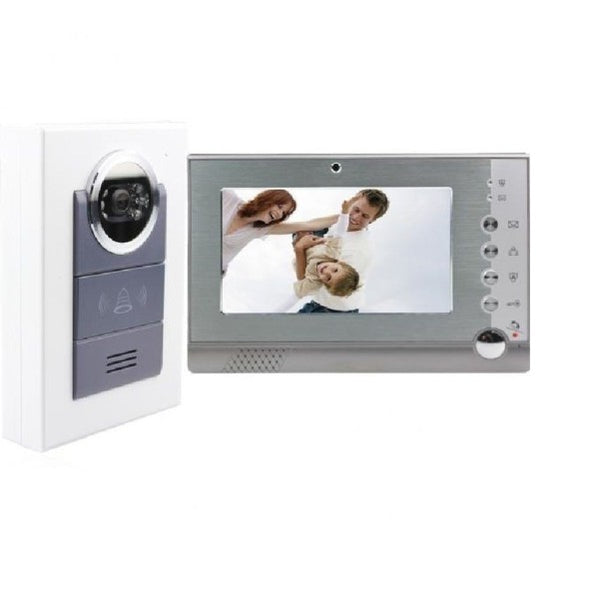 Kit Video Citofono Videocitofono Monitor 7" Registra Telecamera Ir ...